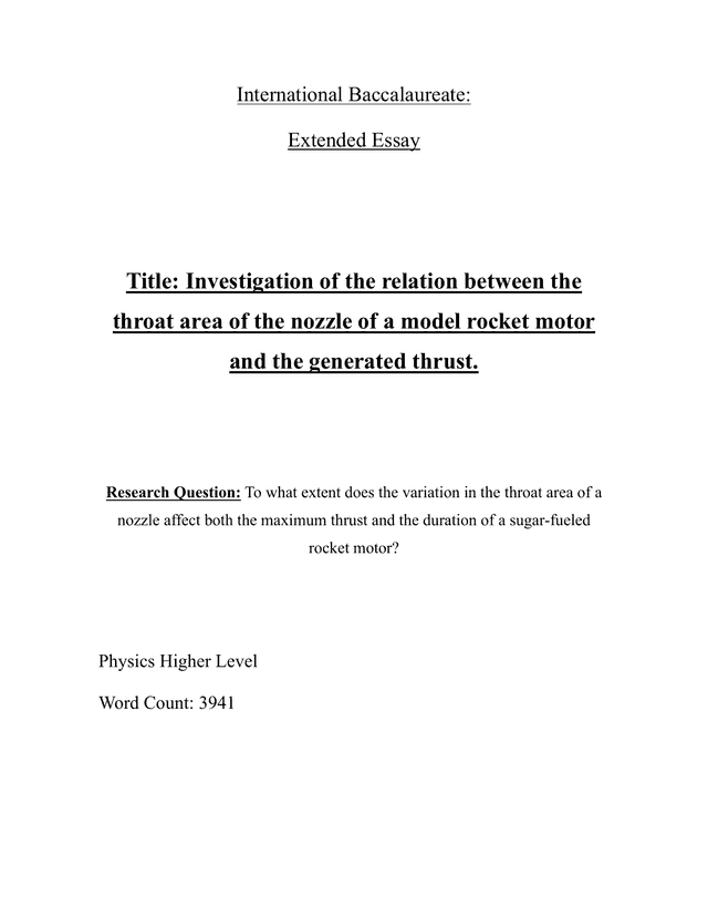 Physics EE Exemplars | RevisionDojo