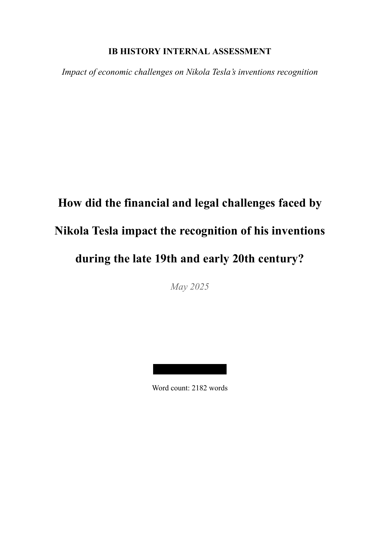 IB History IA Grader | RevisionDojo