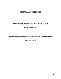 1. Essentials of the Internal Assessment | RevisionDojo