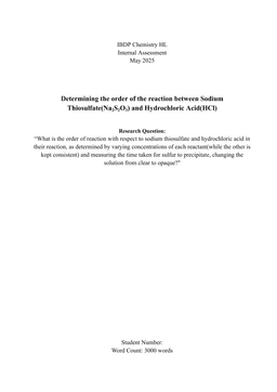 1. Essentials of the Internal Assessment | RevisionDojo