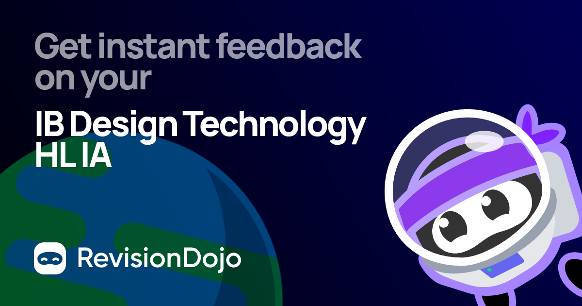 IB Design Technology HL IA Grader | RevisionDojo